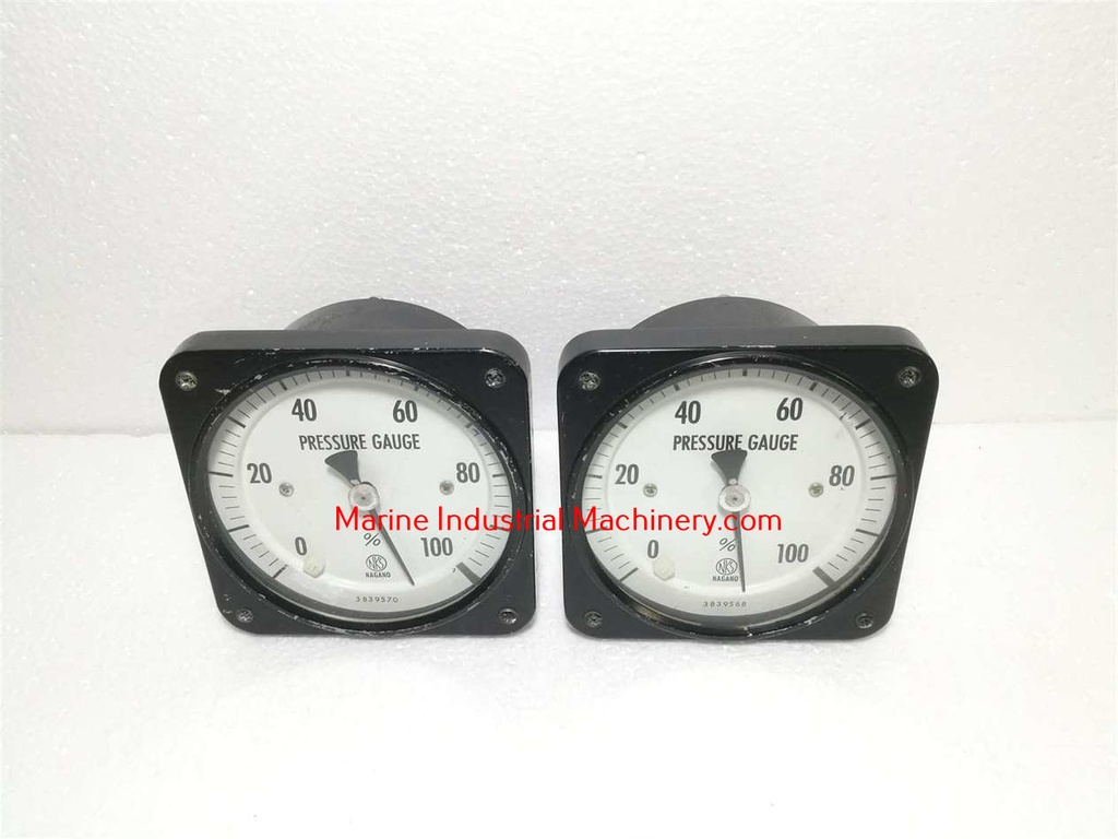 Nagano NKS Pressure Gauge(0-100%) | Marine Industrial Machinery