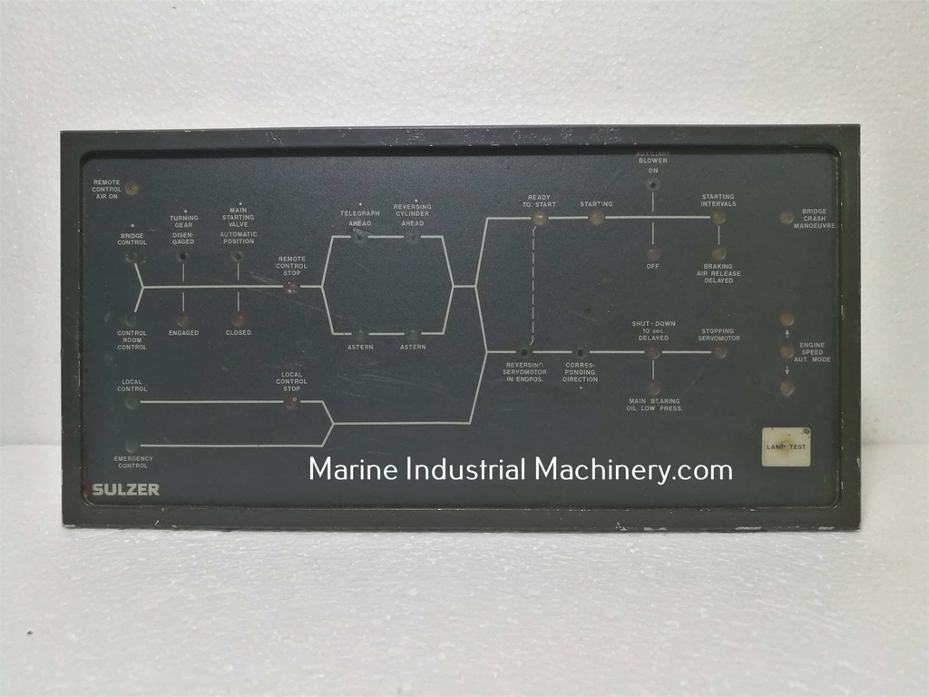 Sulzer AMP 201182-1 Control Panel | Marine Industrial Machinery