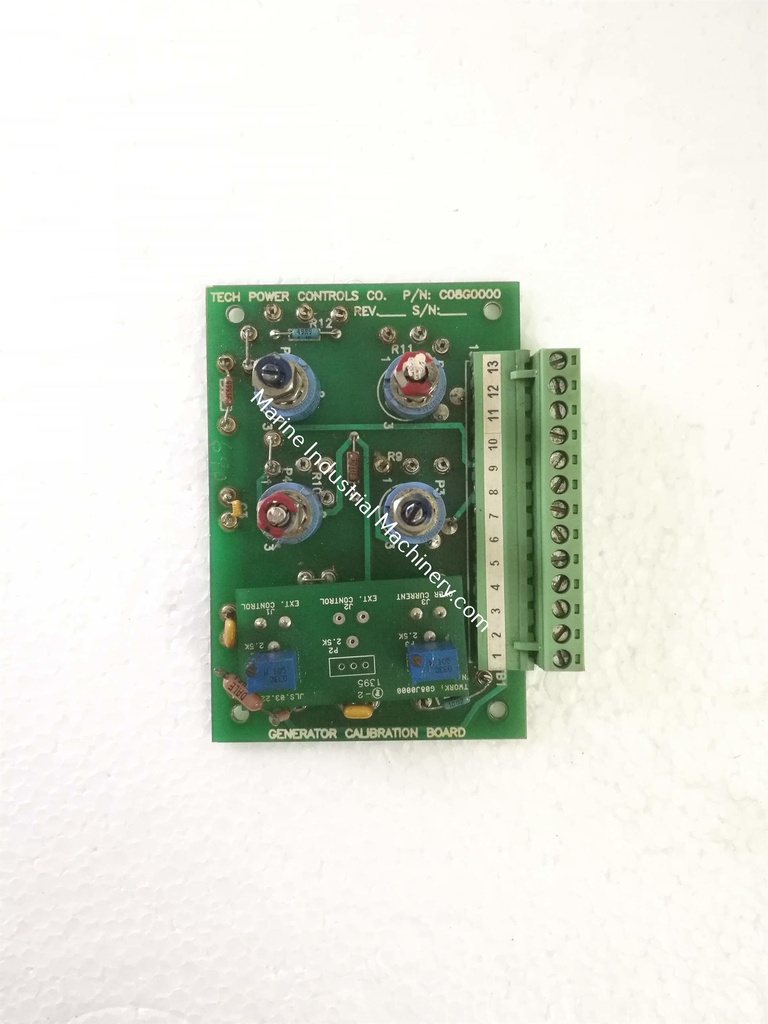 Tech Power Controls C08G0000 Generator Calibration Board | Marine ...