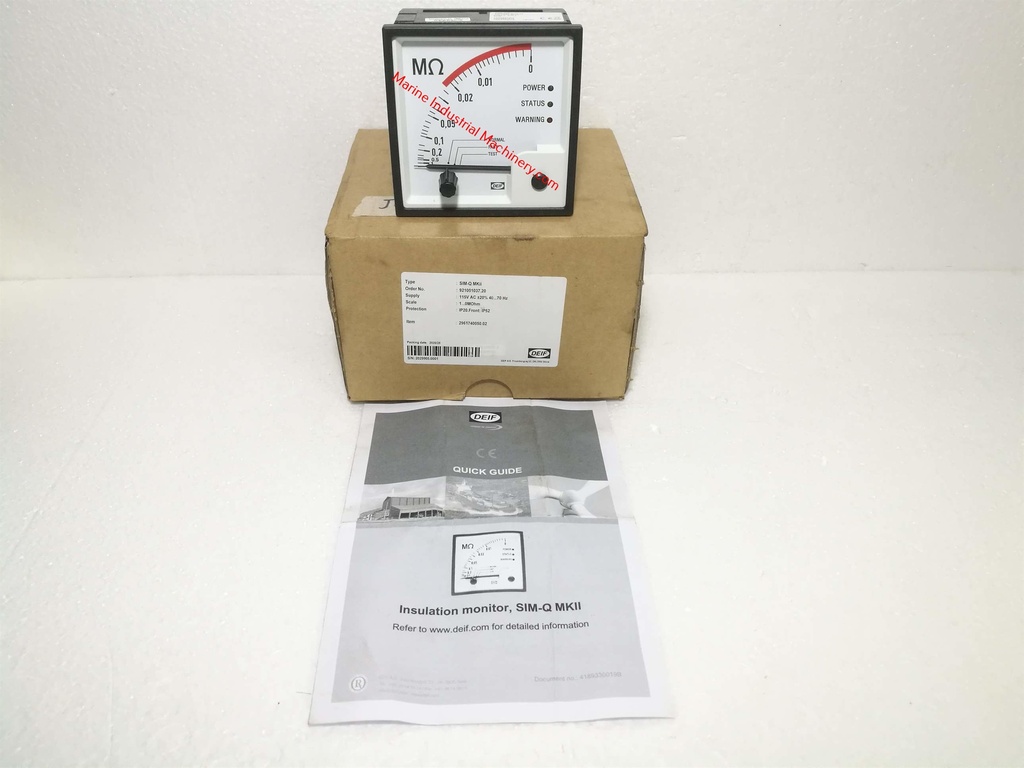 Deif SIM-Q MKII Mega Ohm Meter (1...0MOhm) | Marine Industrial Machinery